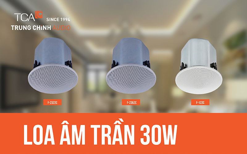 TOP 15 Loa âm trần TOA chất âm hay được ưa chuộng nhất 2024