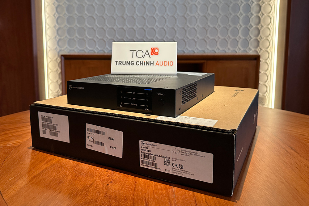 Amply Dynacord V600:2 (2 Kênh, 600W) | Hàng chính hãng Giá Rẻ